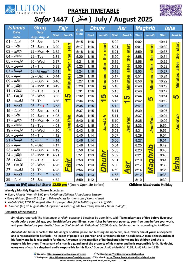 Home Page - Luton Islamic Centre